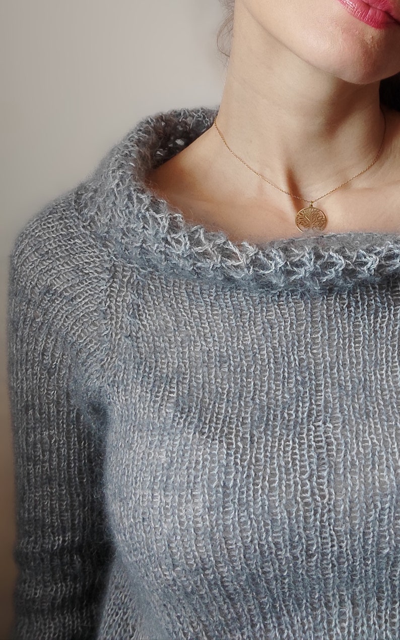 Knitting Pattern Bottom-up Sweater in the Round Pullover | Etsy