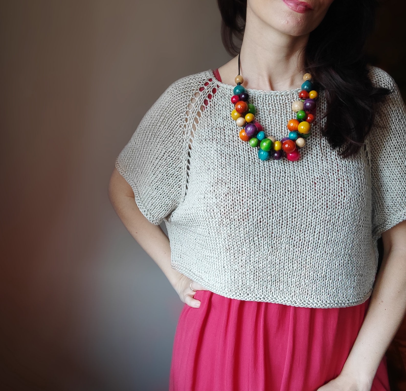 Wzór na sweter od góry na okrągło - Polski i Angielski - Knitting – Top ...