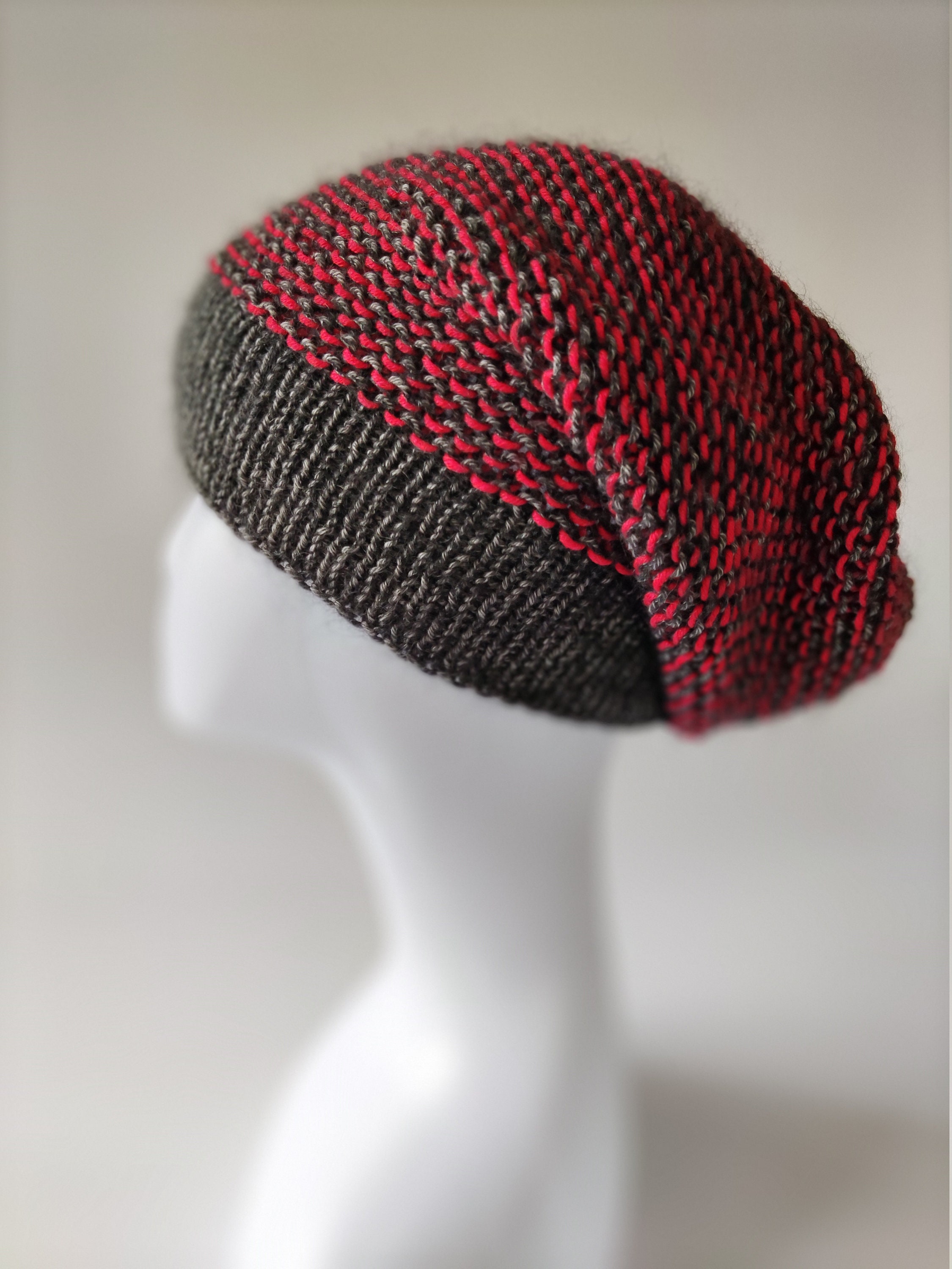 Knitting Hat PDF Pattern English and Polish in the Round Reddy Hat ...