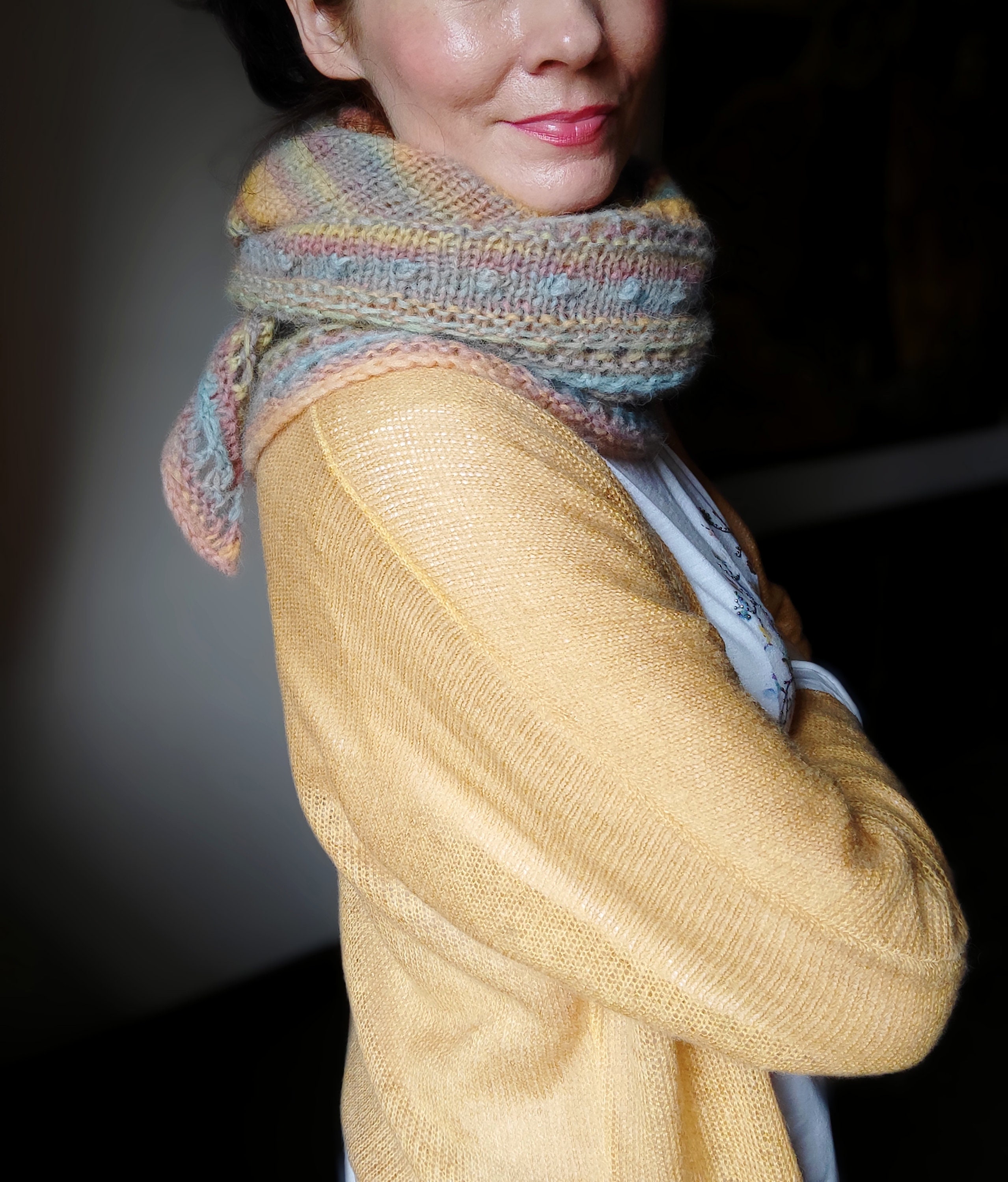 Chacalaca PDF Pattern Woolycottage, English and Polish, Shawl Knitting ...