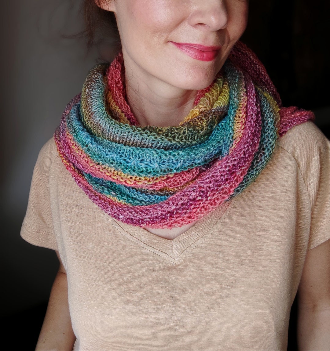 Paradise PDF Pattern Woolycottage, English and Polish, Shawl Knitting ...