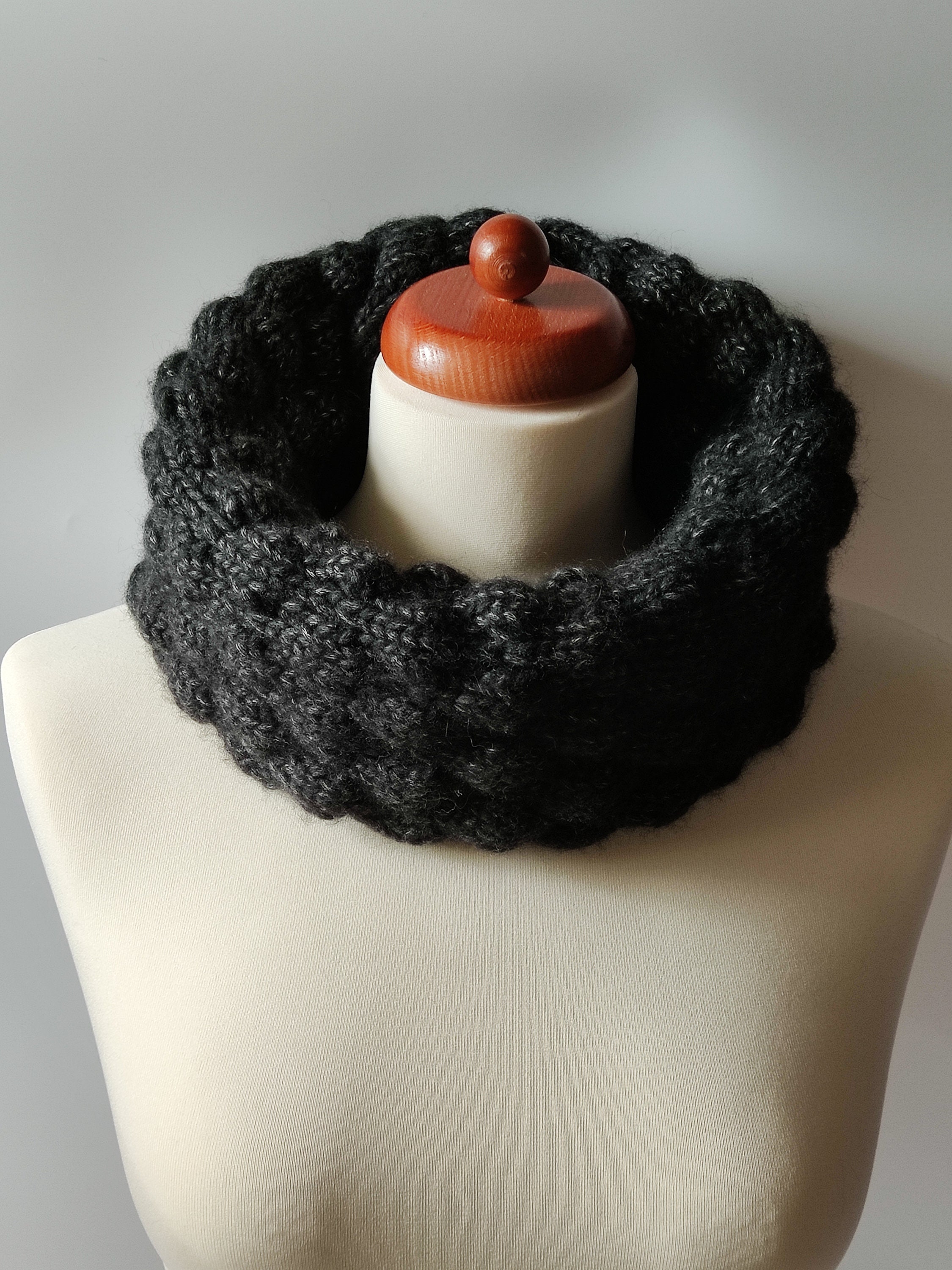 Dahlia PDF Pattern Woolycottage, English and Polish, Cowl Knitting PDF ...