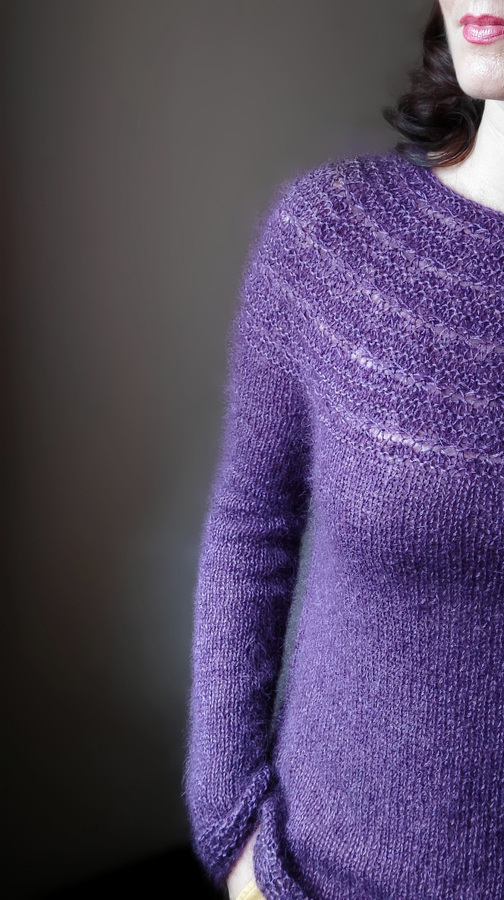 Colibri PDF Pattern Woolycottage, English and Polish, Top-down Sweater ...