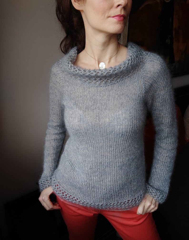 Knitting Pattern Bottom-up Sweater in the Round Pullover | Etsy