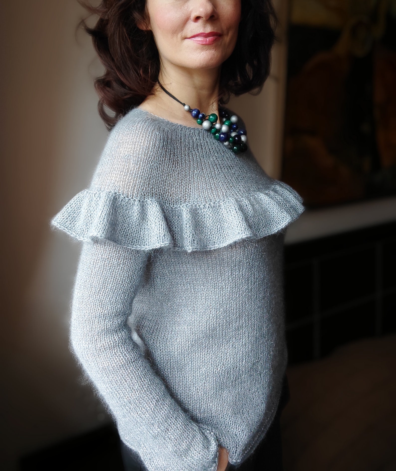 Little Dove PDF Sweater Knitting Pattern Woolycottage, English and ...