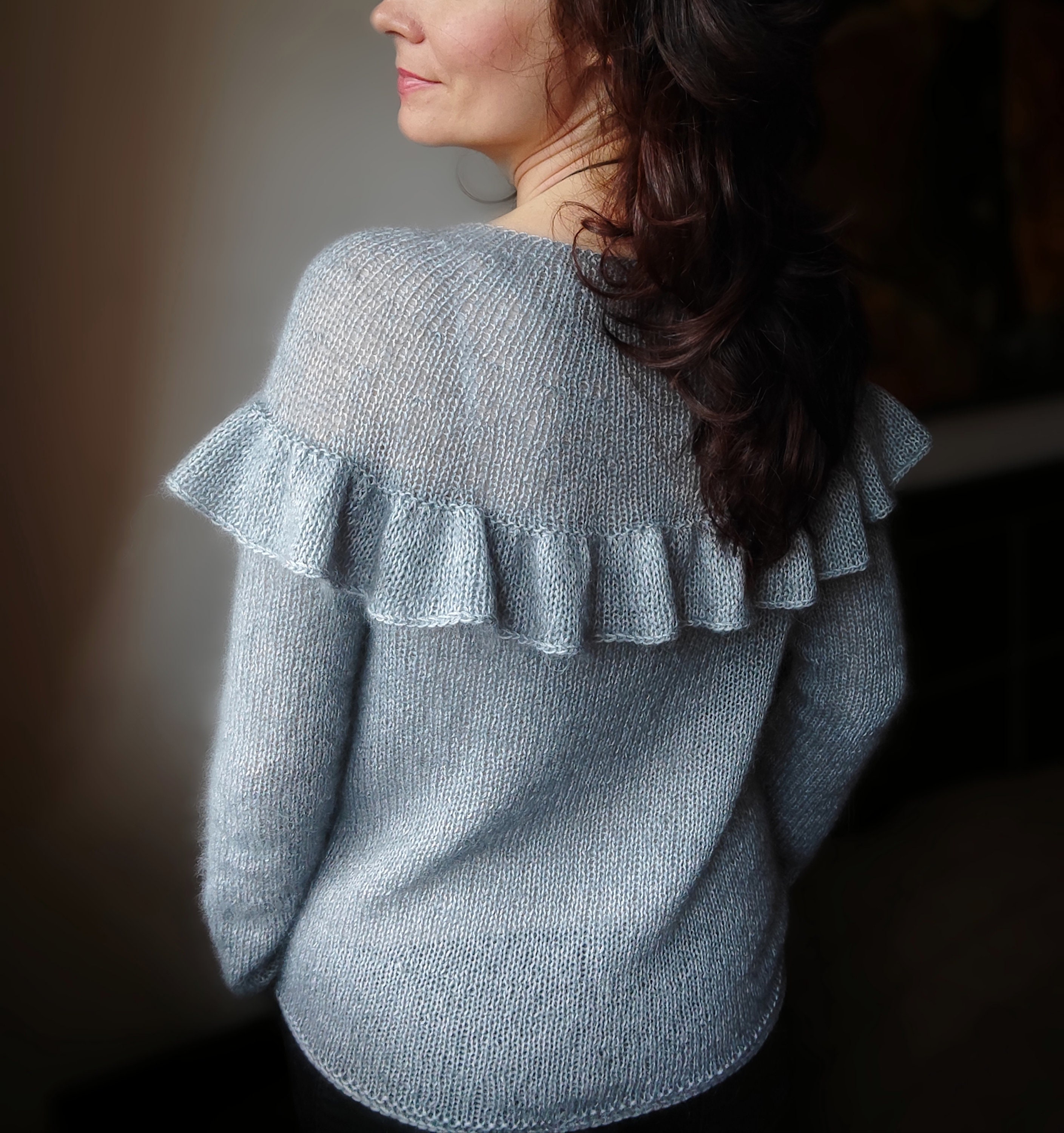 Little Dove PDF Sweater Knitting Pattern Woolycottage, English and ...