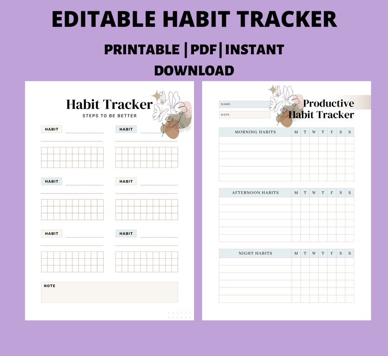 Daily Routine Tracker, Routine Checklist, Morning Routine, Night ...