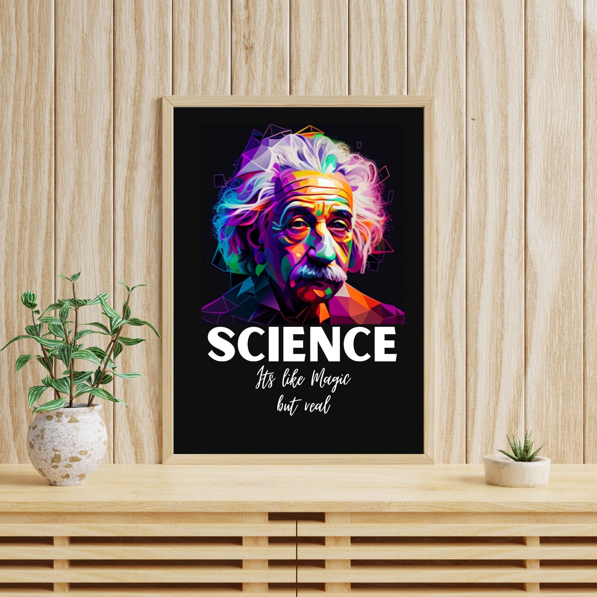 Albert Einstein Wall Art Digital Download, Science Printable Art ...
