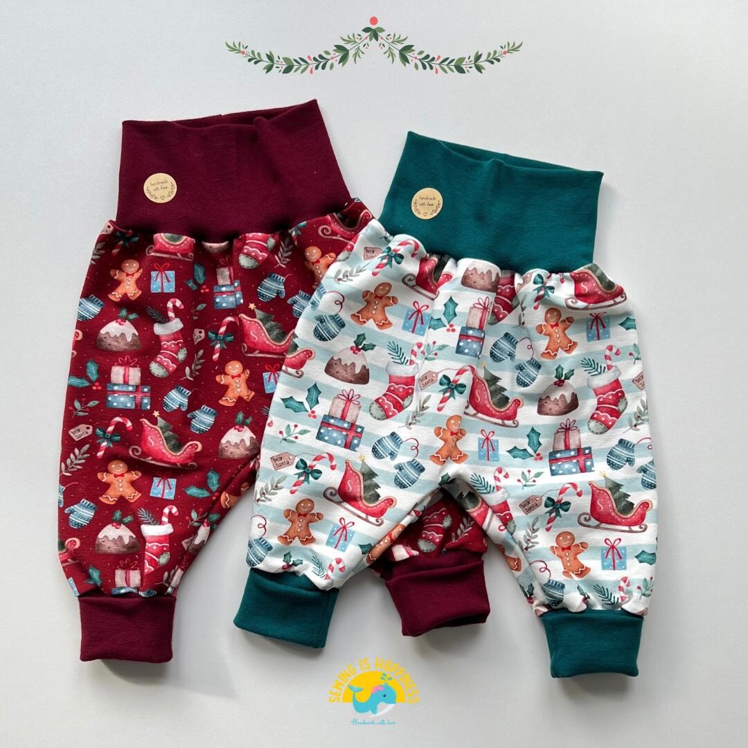 Christmas Bloomers Baby Gingerbread Men Made of French Terry | Unisex ...