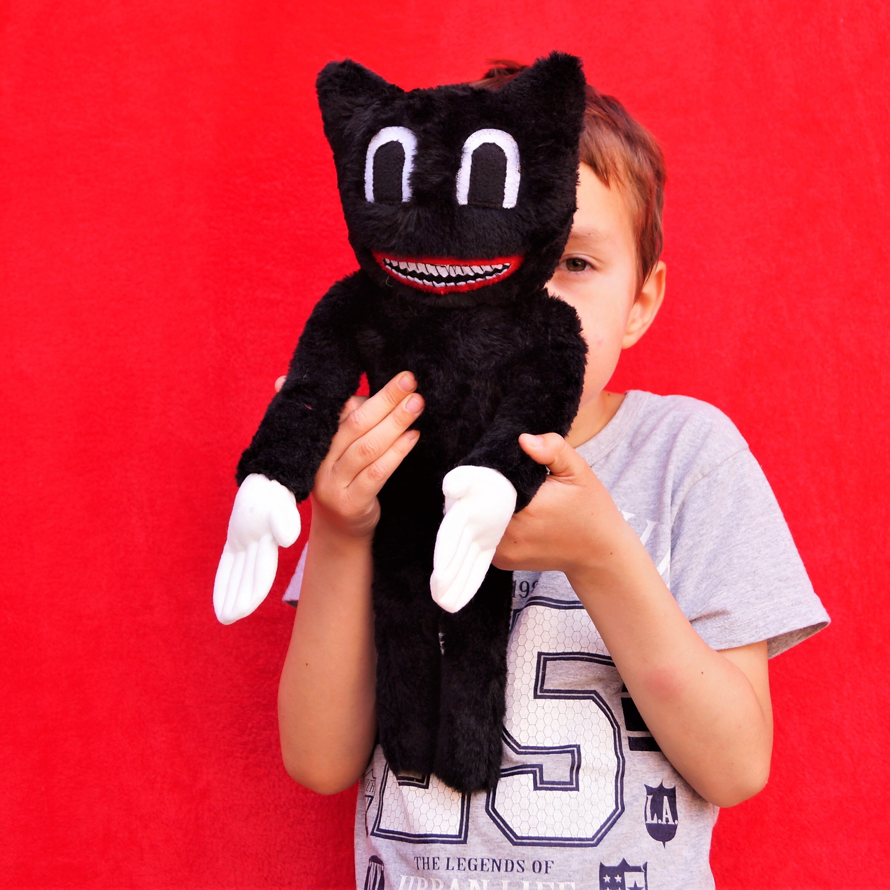 Large Cartoon Cat Plush Monster Toys 16" SCP 2643 Protective Amulet - Etsy