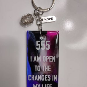 Angel Number Keychains, Key Tags, With Crystals, Epoxy Keychains - Etsy