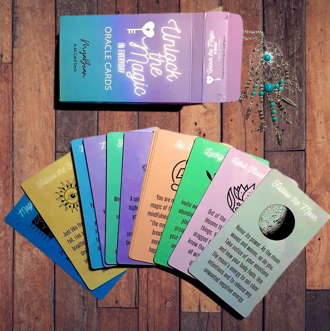 Unlock the Magic Oracle Cards ***NEW*** Tarot Oracle Divine - Etsy