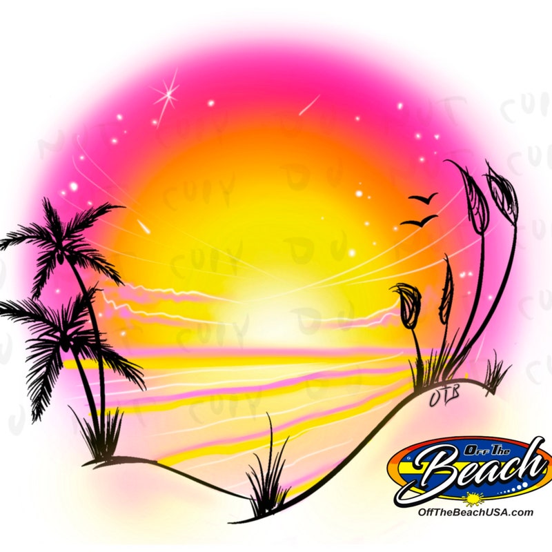 Airbrush Shirt - Etsy