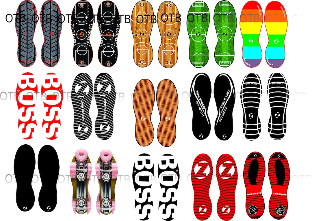 Sole of Sole Bundle 15, No Show, Sublimation Sock File. These Are ...