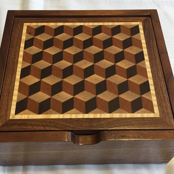 Tumbling Block Quilt - Etsy