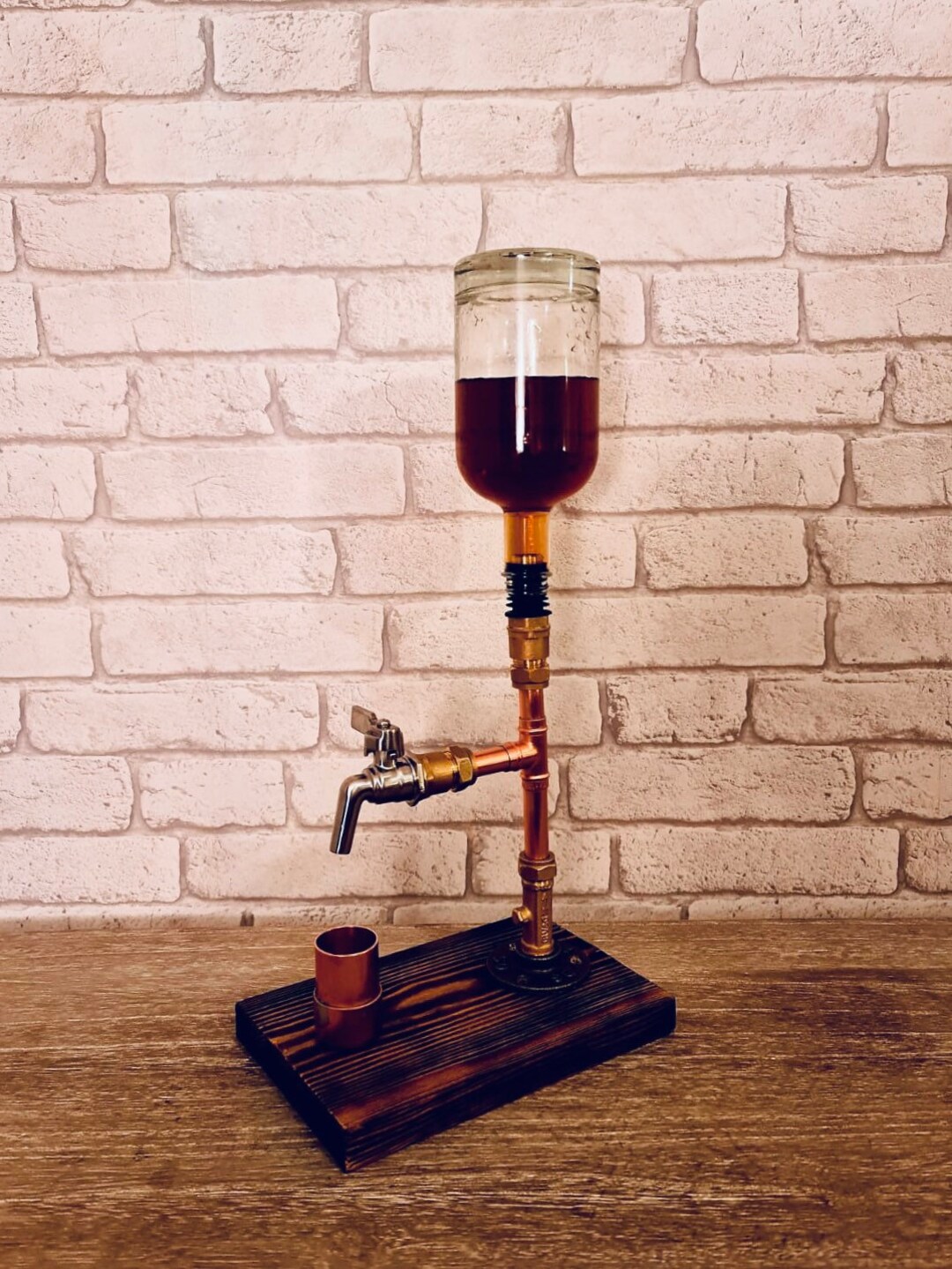 The Guardsman, Copper Drinks Dispenser, Mini Bar Mancave Gift Idea. Gin ...