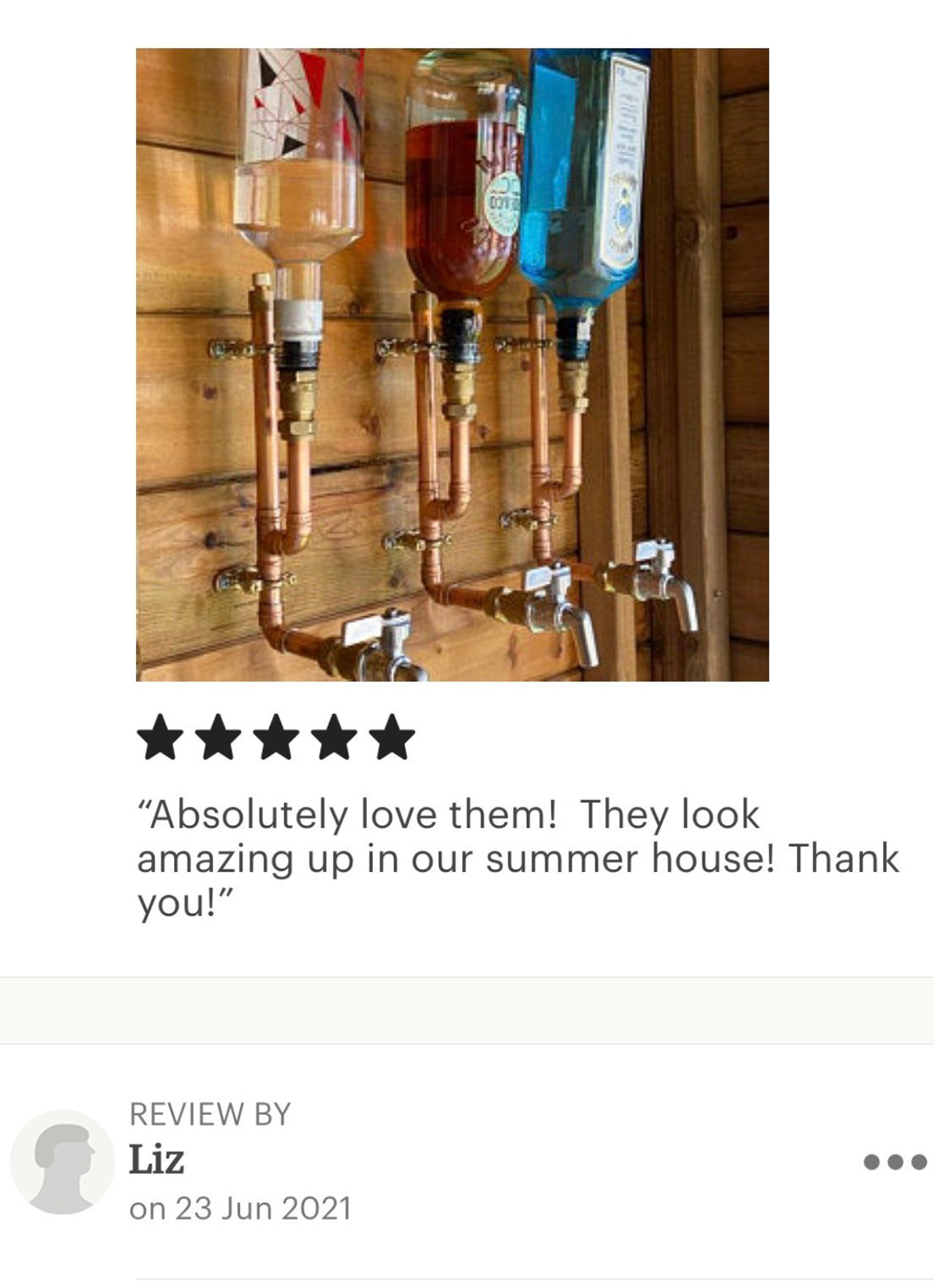 The Optix Copper Drinks Dispenser Single Optic man Cave - Etsy