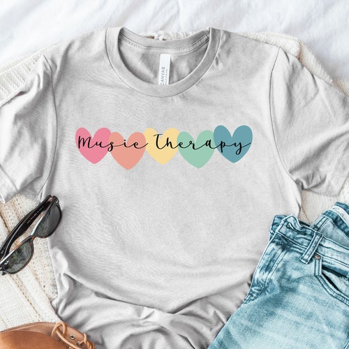 Music Therapy Music Therapy Shirt Music Therapist Shirt - Etsy