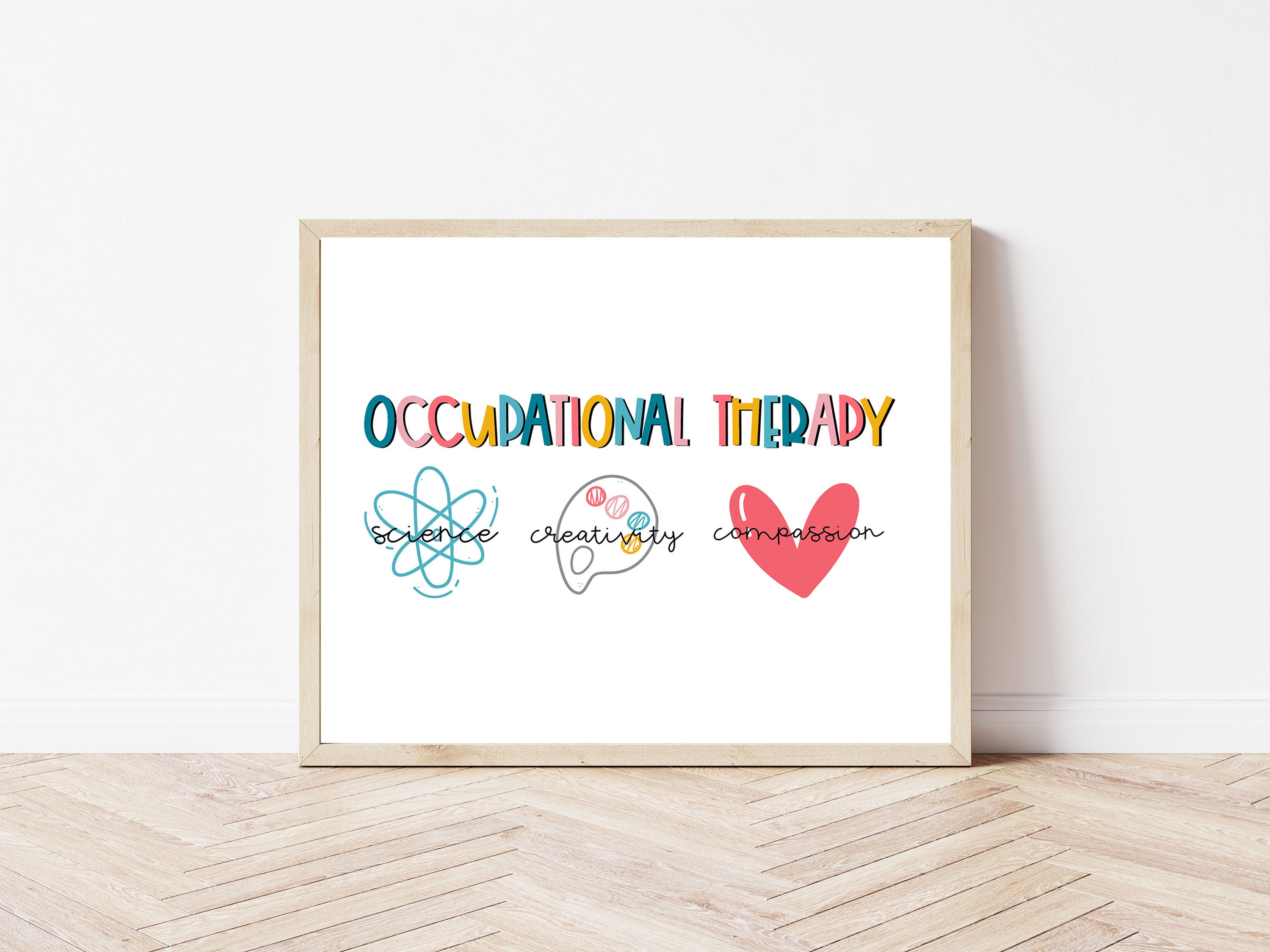 Occupational Therapy Digital Wall Art Occupational Therapy | Etsy