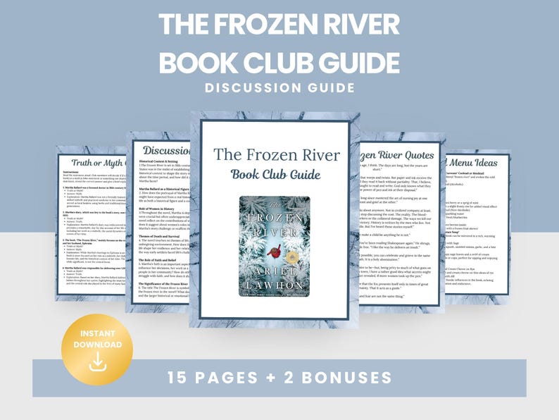 Book Club Guide the Frozen River, Book Club Discussion, Booktok Digital ...