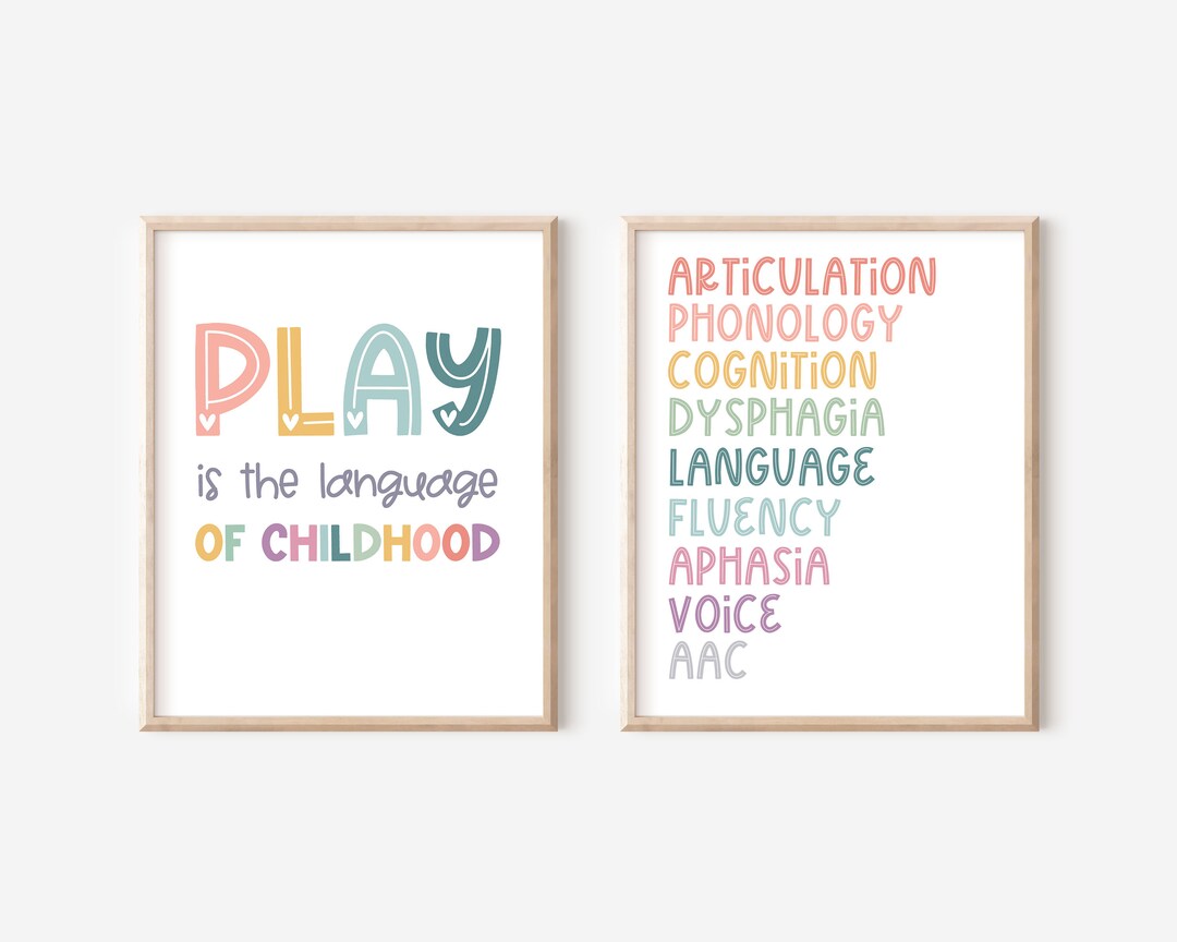 Speech Pathologist Digital Wall Art, SLP Digital Art - Etsy