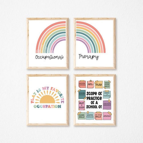 Occupational Therapy Digital Wall Art OT Gift Occupational - Etsy