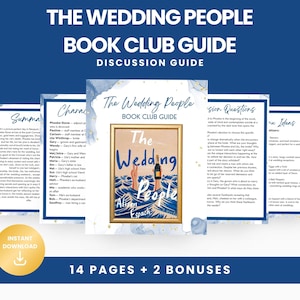 Book Club Guide the Wedding People, Book Club Discussion, Booktok ...
