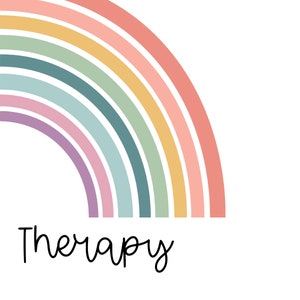 Rainbow Occupational Therapy Digital Prints, 3 Piece Inclusion ...