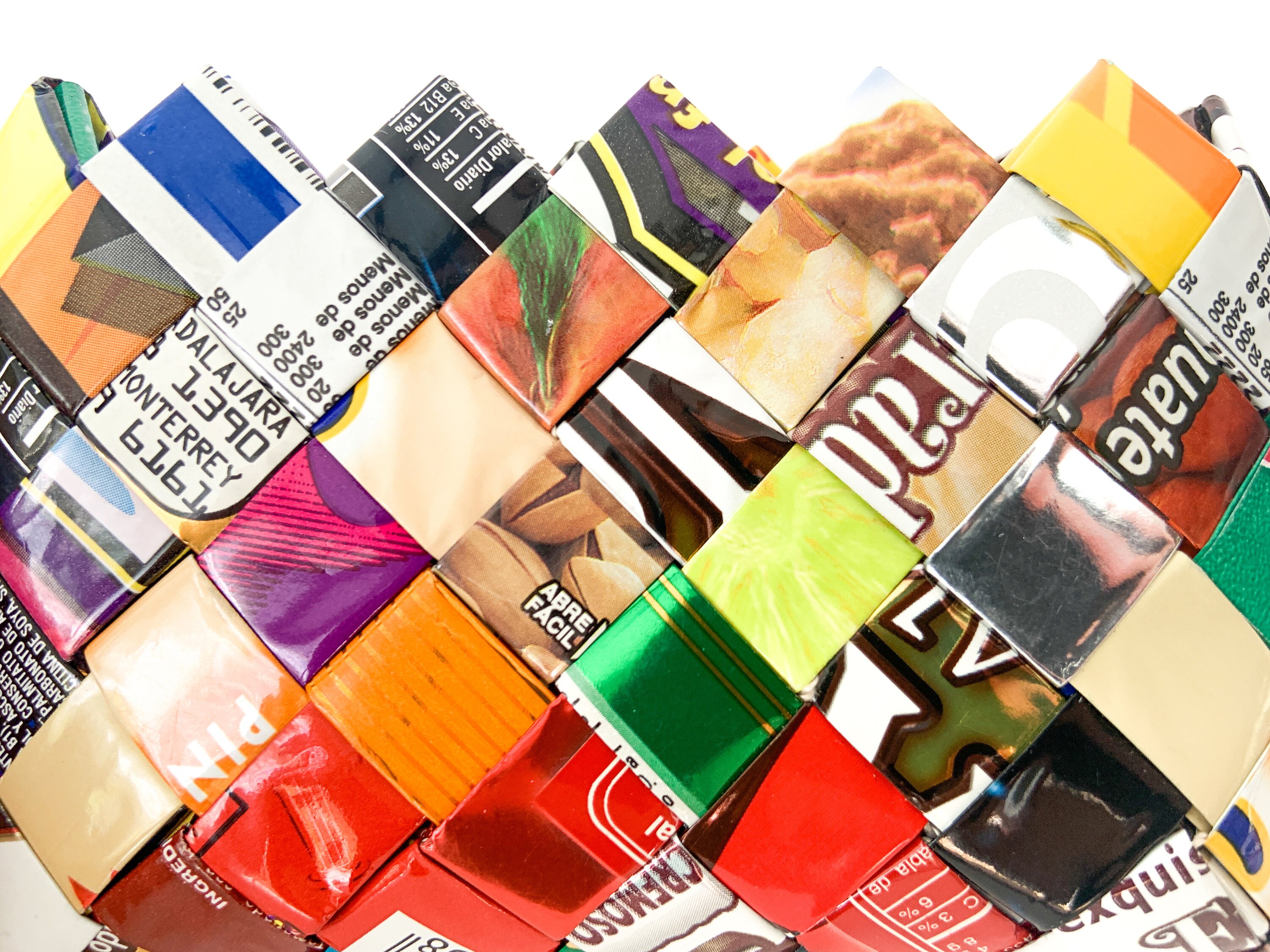 Nahui Ollin Folded Magazine Paper Wristlet Bag / Eco Friendly - Etsy