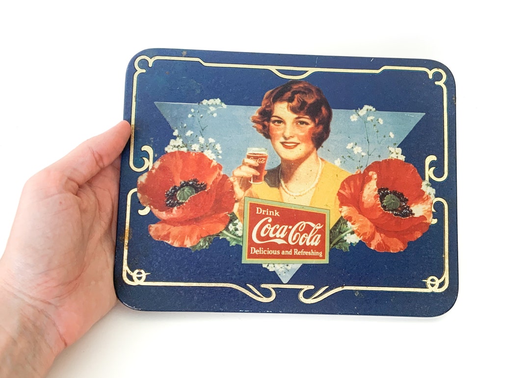 Vintage Coca-cola Tin Sign / Coca-cola Souvenir / Novelty Sign / Bar ...