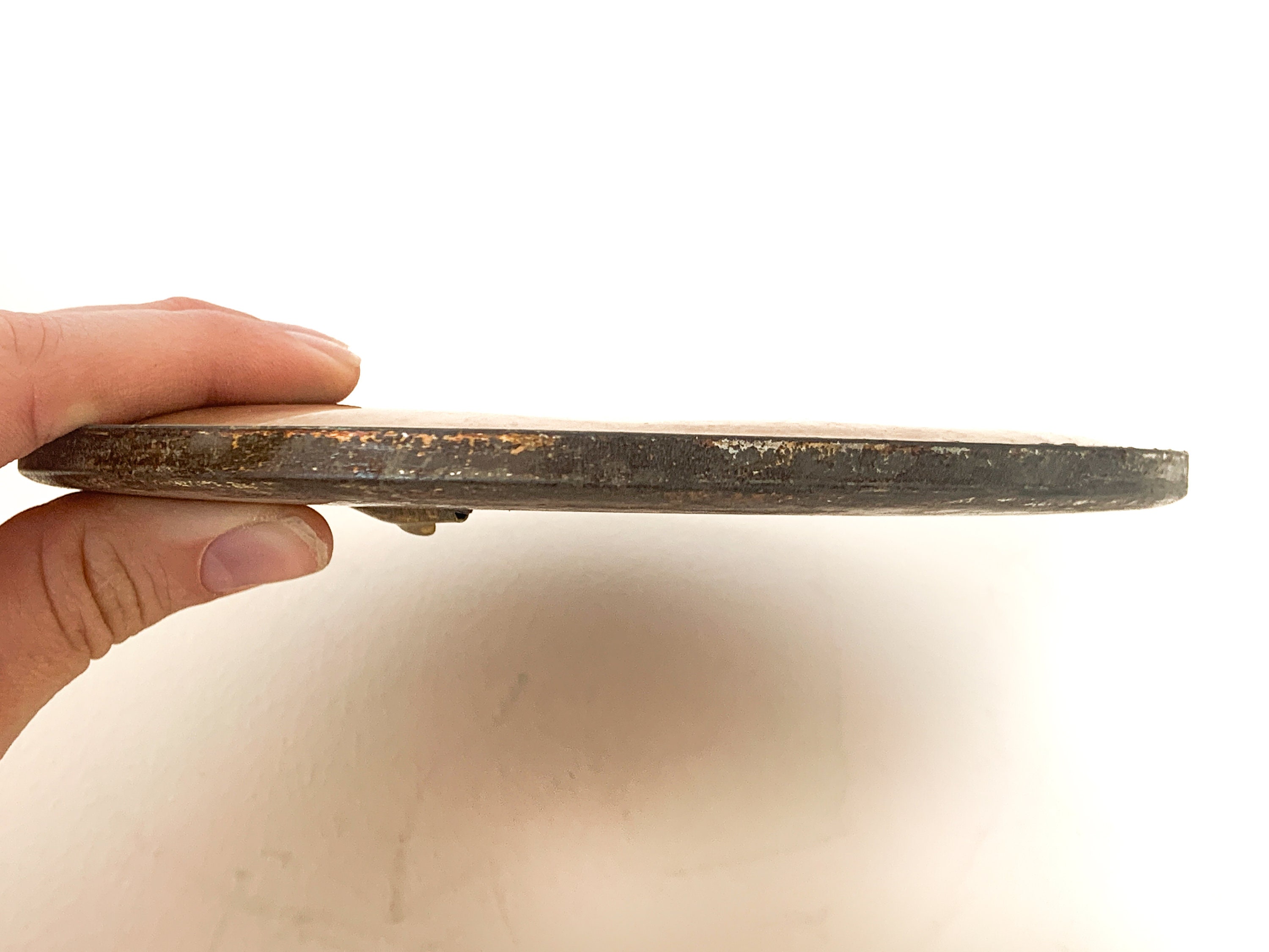 Antique 6 Circular Celluloid Photo Portrait of a Man / - Etsy