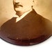 Antique 6 Circular Celluloid Photo Portrait of a Man / Antique Photo ...