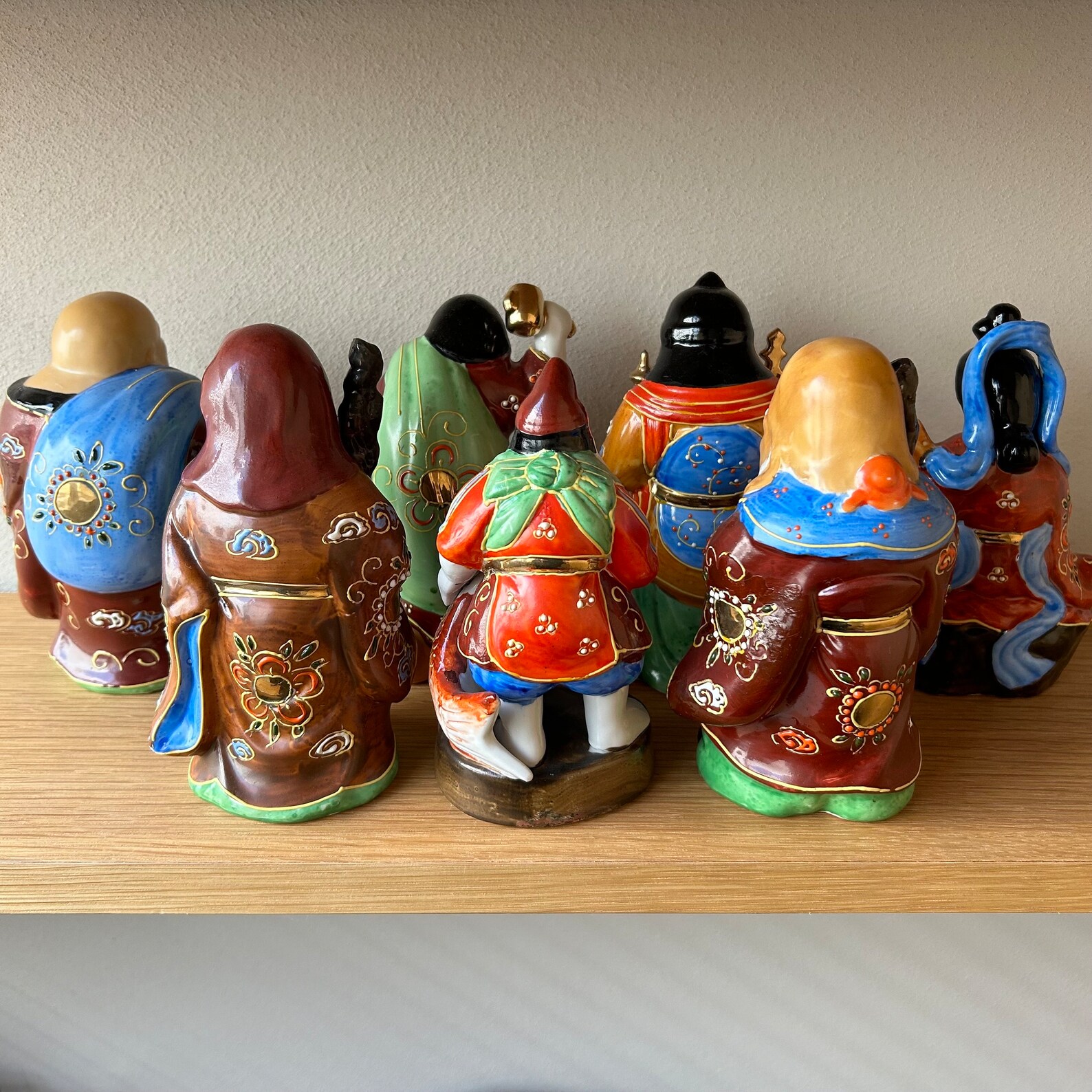 Japanese Seven Lucky Gods ( Large Size ), Shichifukujin, Made in Japan ...