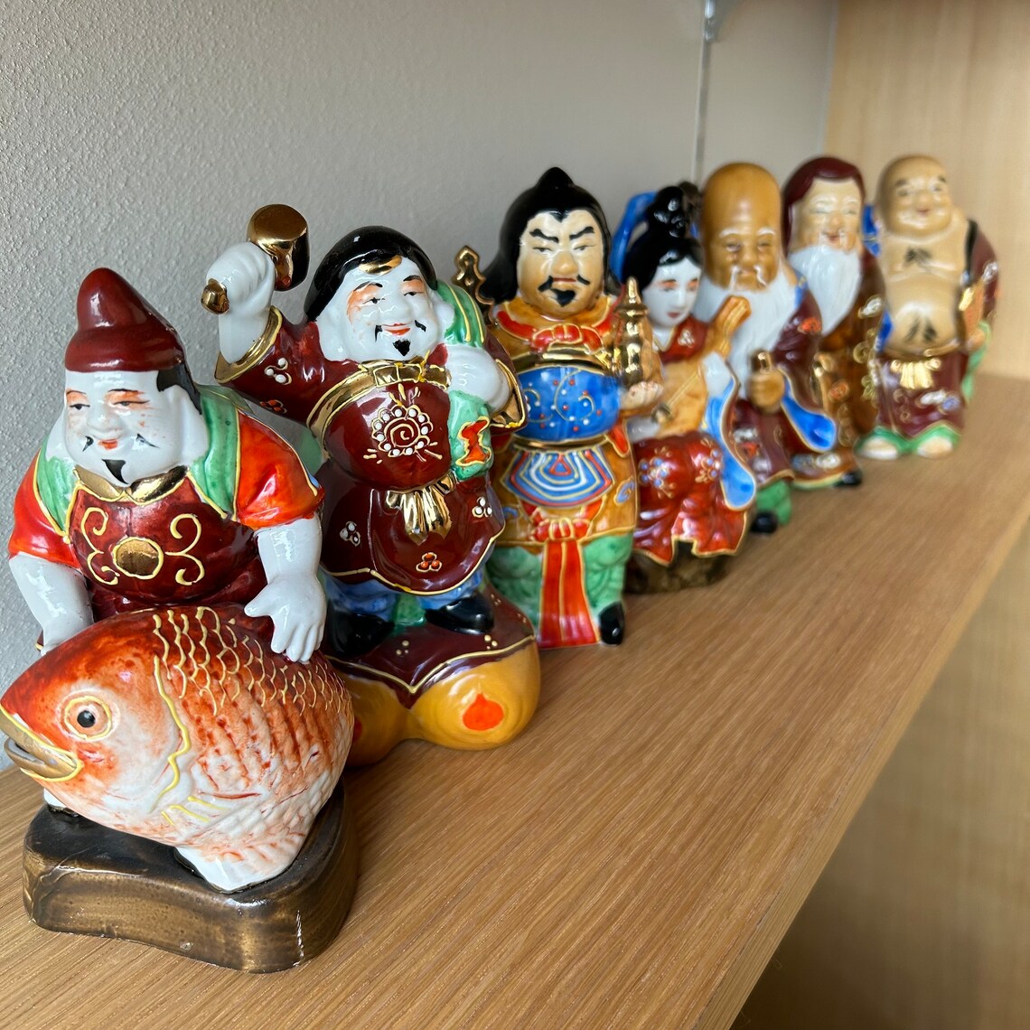 Japanese Seven Lucky Gods ( Large Size ), Shichifukujin, Made in Japan ...