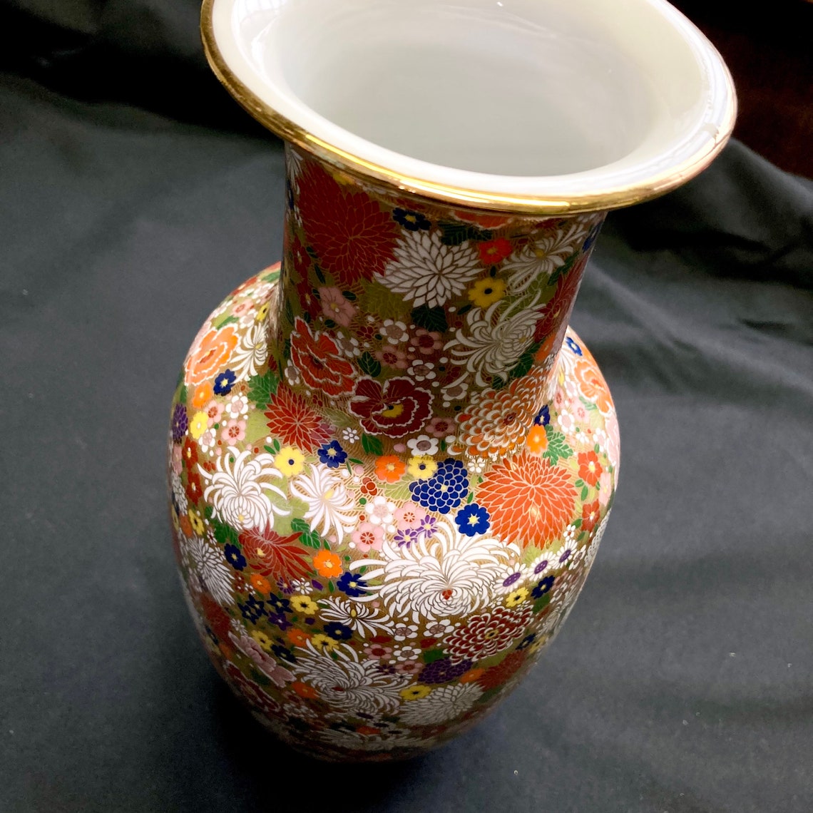 Beautiful Flower Vase Japanese Porcelain Made in Japan - Etsy