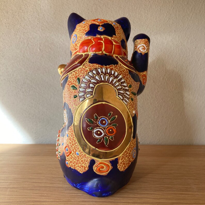 Creative Maneki Neko Ceramic, Fortune Cat, Deco Mori, Moriage ...