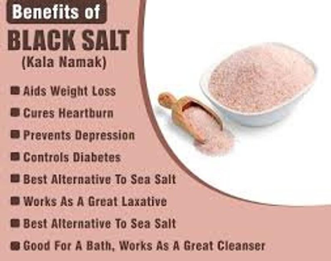 Organic Black Salt Powder, Indian Black Salt Powder, Kala Namak ...