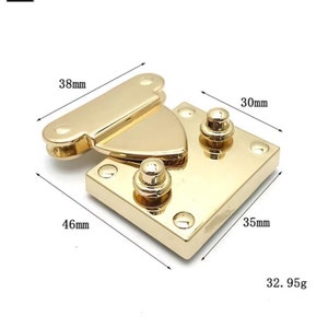 2PCS X 3 Mix Button Lock Zinc Alloy Handbag Closures Gift Box ...