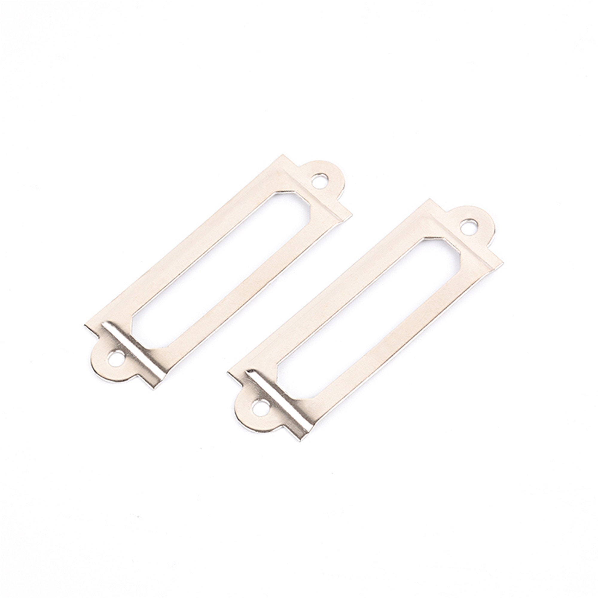 10pcs Rectangle Metal Name Card Frame Holder Tags Label Holder - Etsy ...