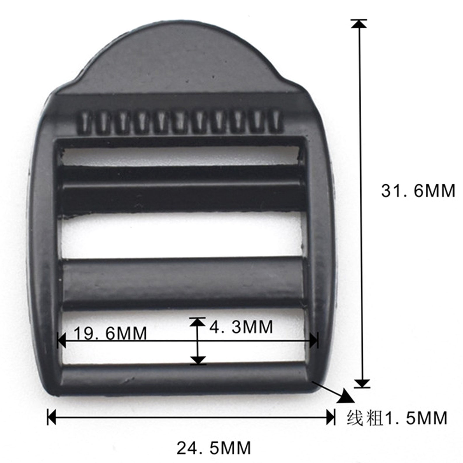 5pcs Metal Ladder Lock Tri-glide Tension Lock Slide Buckle for - Etsy