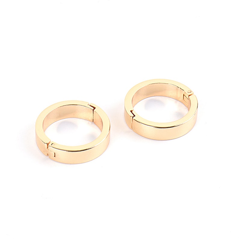 20mm Metall Hellgold Farbe Feder O Ring Schnallen rund flach - Etsy.de