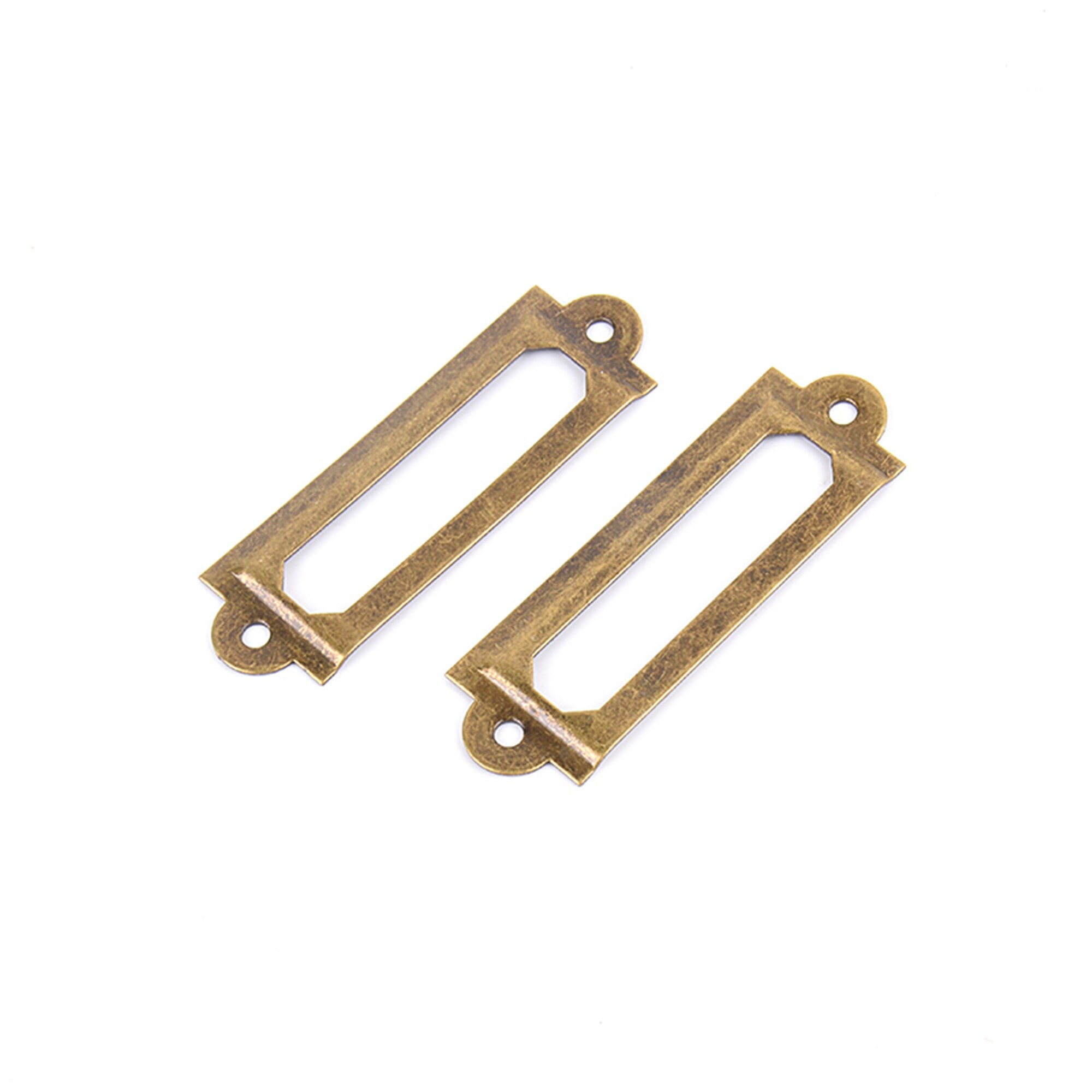 10pcs Rectangle Metal Name Card Frame Holder Tags Label Holder - Etsy ...