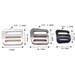 10pcs Zinc Alloy G-hook,metal G Buckle,g Hooks Strap Slider Hooks Slide ...