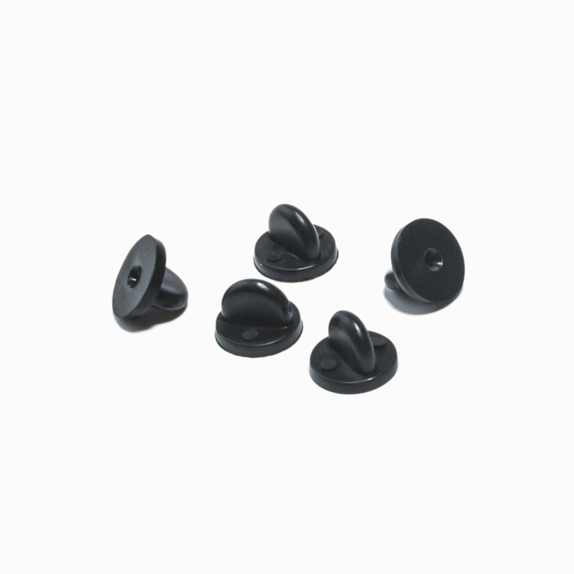 Various Color PVC Pin Back Round Shape Plastic Pin - Etsy