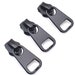 1000pcs Black 5 Zipper Head, Metal Teeth Head Zip Puller,leather Zip ...