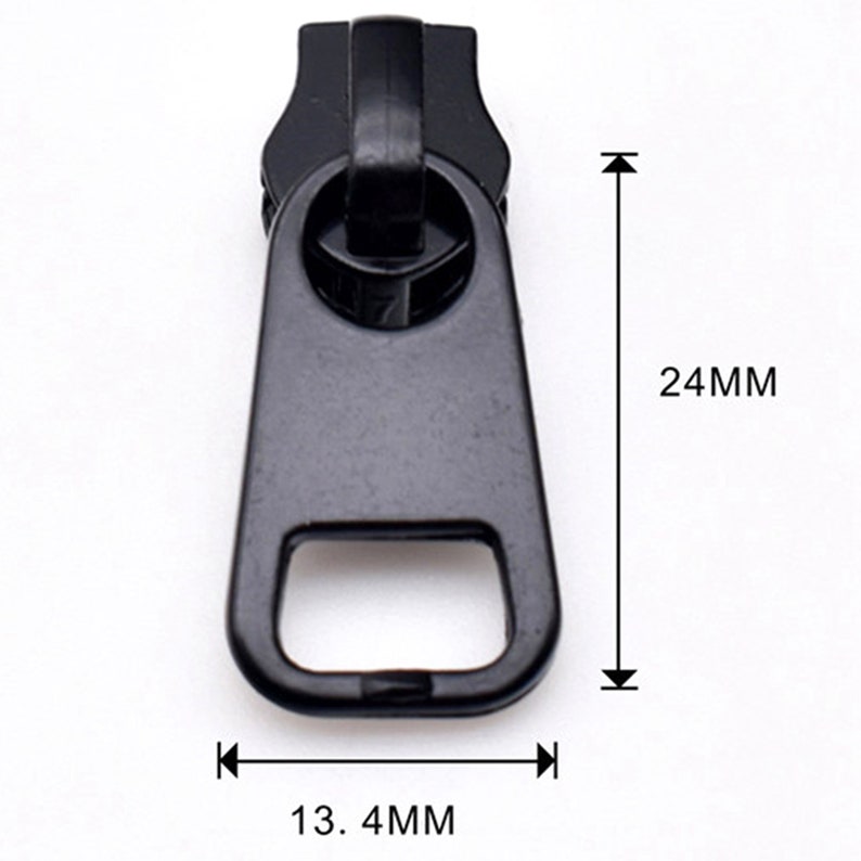 1000pcs Black 5 Zipper Head Metal Teeth Head Zip - Etsy