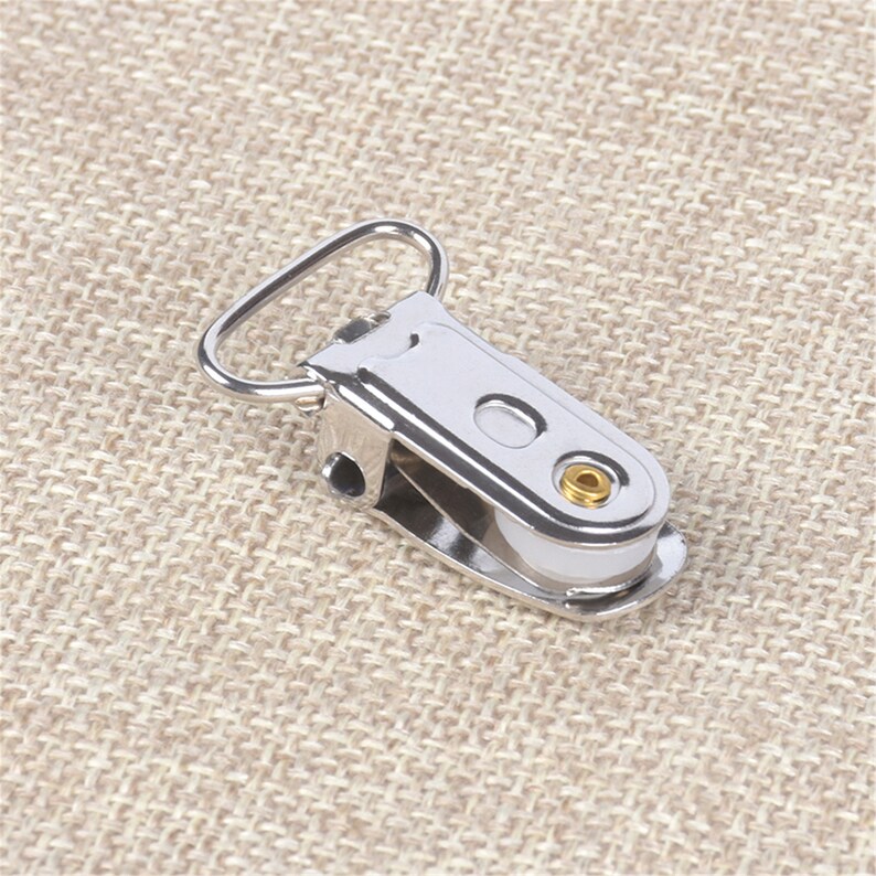 4PCS Stainless Steel Suspender Clip Pacifier Clip Strap - Etsy
