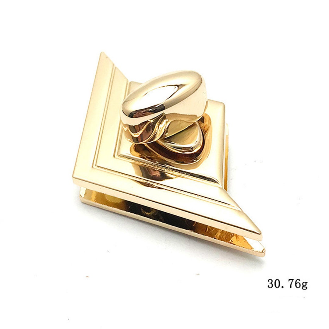 Twist Lock 20 Pcs Bag Hardware Triangle Lock Buckle Zinc Alloy Die ...