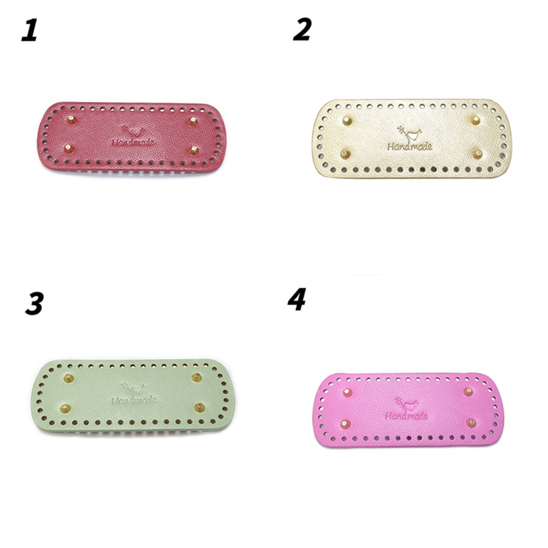 2pcs Purse PU Bottom Purse Accessories Woven DIY Accessories Purse Base ...