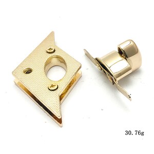 Twist Lock 20 Pcs Bag Hardware Triangle Lock Buckle Zinc Alloy Die ...